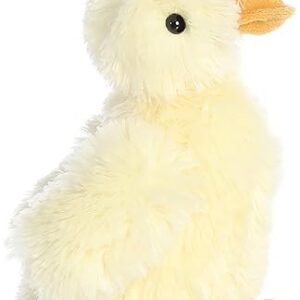 Aurora® Adorable Mini Flopsie™ Duckling Stuffed Animal - Playful Ease - Timeless Companions - Yellow 8 Inches