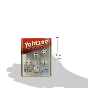 Hasbro Gaming Yahtzee Dice Game | Fast-Playing Board Games for Families | Strategy Games for Kids & Adults | Christmas Stocking Stuffers | 2+ Players | Ages 8+