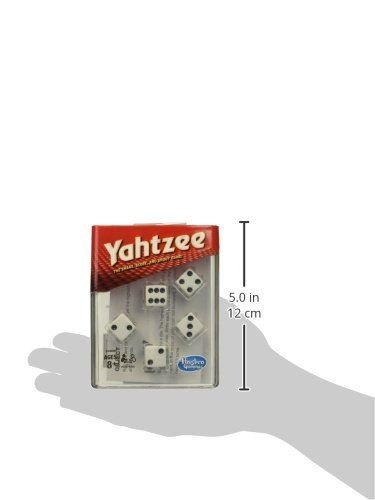 Hasbro Gaming Yahtzee Dice Game | Fast-Playing Board Games for Families | Strategy Games for Kids & Adults | Christmas Stocking Stuffers | 2+ Players | Ages 8+