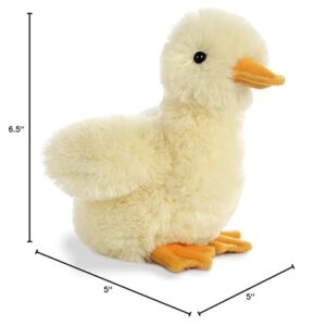 Aurora® Adorable Mini Flopsie™ Duckling Stuffed Animal - Playful Ease - Timeless Companions - Yellow 8 Inches