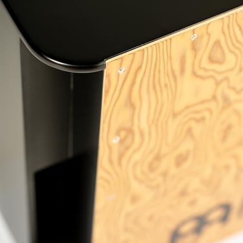 Meinl Vertical Subwoofer Bass Cajon with Internal Snares - NOT MADE IN CHINA - Makah Burl Playing Surface, 2-YEAR WARRANTY (SUBCAJ6MB-M)