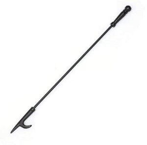 benefitusa campfire fireplace fire poker tool extra long 26.5", black