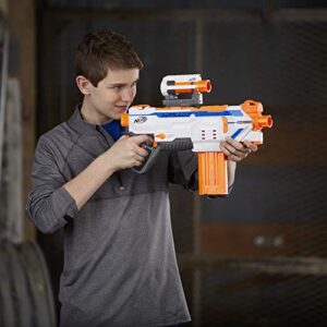 Nerf Modulus Regulator Fully Motorized Blaster, 3 Firing Modes, 2X 12-Dart Clips, 24 Nerf Elite Darts, Nerf Full Auto Blaster, Kids Outdoor Toys (Amazon Exclusive)