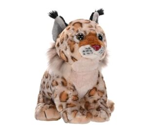 wild republic bobcat plush, stuffed animal, plush toy, gifts for kids, cuddlekins 12 inches