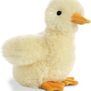 Aurora® Adorable Mini Flopsie™ Duckling Stuffed Animal - Playful Ease - Timeless Companions - Yellow 8 Inches