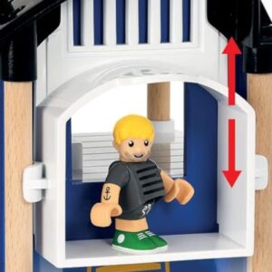 Brio World - 33813 Police Station - Interactive Toy Set for Kids | Enhances Creativity & Imagination | Features Light & Sound Effects | Compatible with Brio Railway | Perfect for Ages 3 and Up