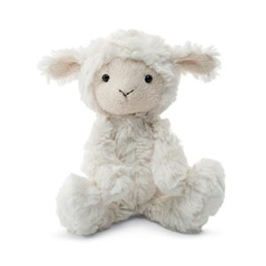 jellycat squiggle lamb stuffed animal, small, 9 inches