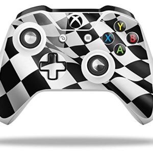 WraptorSkinz Decal Vinyl Skin Wrap compatible with XBOX One S/X Controller - Checkered Racing Flag (CONTROLLER NOT INCLUDED)