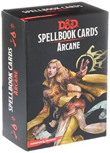 dungeons & dragons: spell book cards: arcane deck card game (8 players)