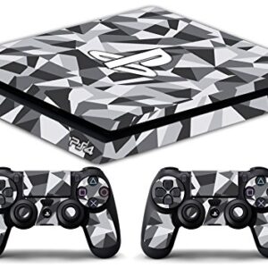 Skin Ps4 SLIM - CAMOUFLAGE GEOMETRIC - limited edition DECAL COVER ADESIVA Playstation 4 Slim SONY BUNDLE