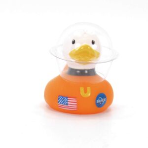 Space (mini) Rubber Duck Bath Toy by Bud Duck | Elegant Gift Packaging - One small waddle for duck, one giant waddle for duckkind!" | Child Safe | Collectable