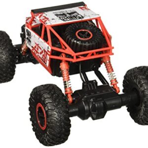 Click N' Play Remote Control Car 4WD Off Road Rock Crawler Vehicle 2.4 GHz, Red