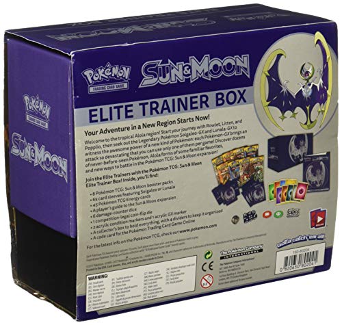 Pokemon Sun and Moon Elite Trainer Box Lunala