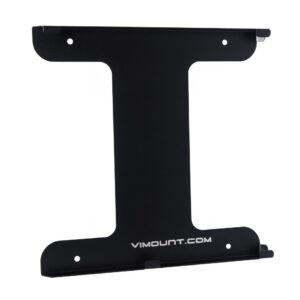 ViMount Wall Mount Metal Holder Compatible with PlayStation 4 PS4 Pro Version with 2X Controllers Wall Mount in Black Color