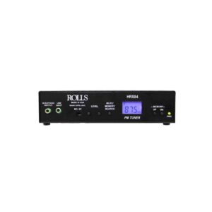 rolls hrs84 fm digital tuner with xlr outputs