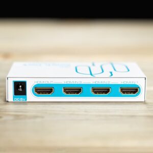 SwitchDeck, 4K HDMI 2.0 Switch by Sewell, 3x1 Distribution Amplifier, 4K at 60Hz, 3D, HDCP 2.2, 4:4:4 Chroma