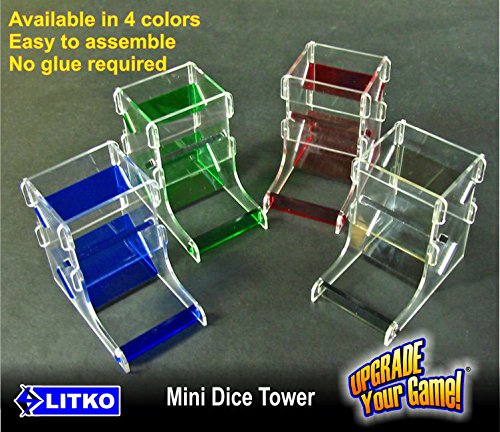 LITKO Mini Dice Tower Kit for 10-12mm Dice | Dice Roller | Dice Tumbler | Dice Boot |