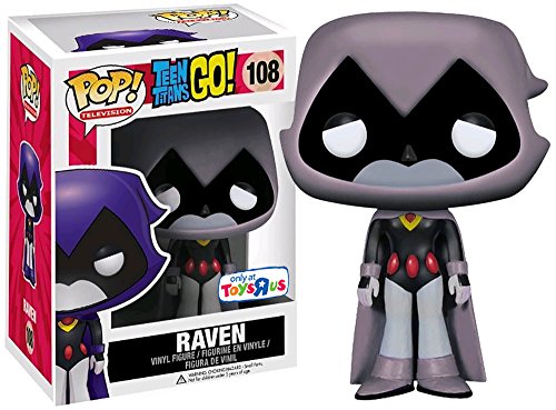 Funko Pop! TV Teen Titans Go! Grey Raven #108 (Toys R US) Exclusive Vinyl Figure