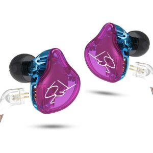 kz zst pro dynamic hybrid dual driver in-ear headphones (color without mic)