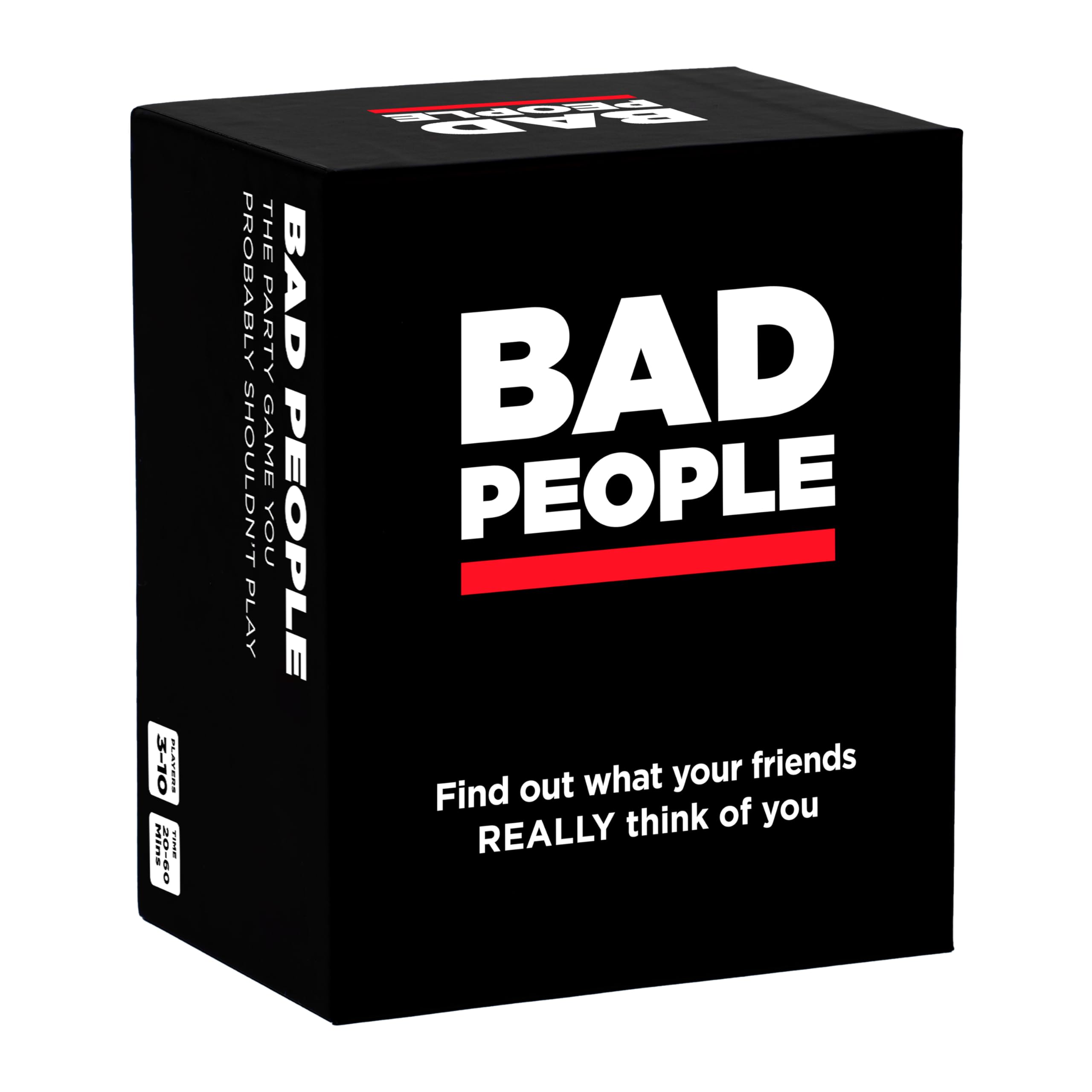 BAD PEOPLE Party Game - Find Out What Your Friends Really Think of You - Hilarious Adult Card Game for Fun Parties and Board Games Night with Your Group