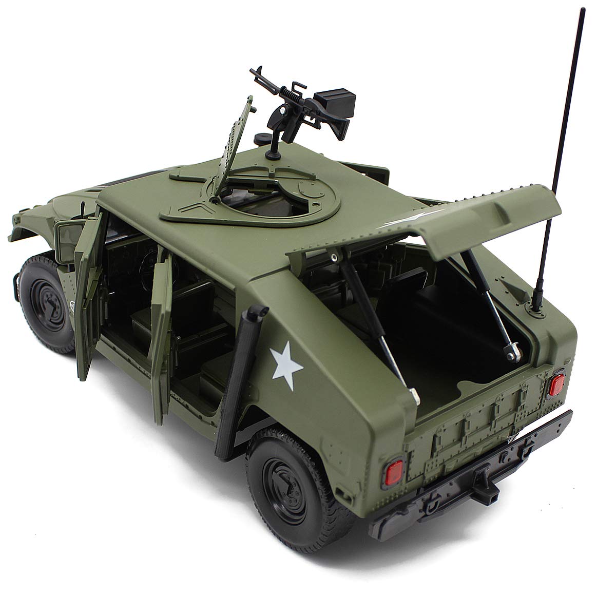 fisca 1/18 Scale Model Car Metal Diecast Military Armored Vehicle Battlefield Truck