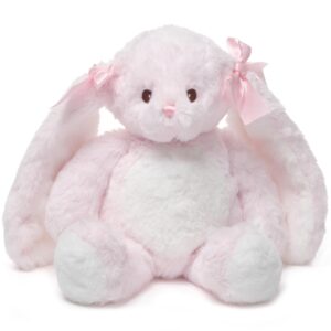 bearington cottontail the stuffed bunny rabbit, 14 inch pink easter bunny stuffed animal, bunny rabbit stuffed animal