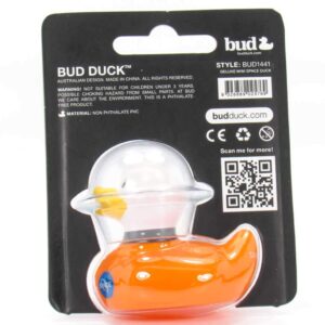 Space (mini) Rubber Duck Bath Toy by Bud Duck | Elegant Gift Packaging - One small waddle for duck, one giant waddle for duckkind!" | Child Safe | Collectable