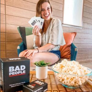 BAD PEOPLE Party Game - Find Out What Your Friends Really Think of You - Hilarious Adult Card Game for Fun Parties and Board Games Night with Your Group