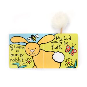 Jellycat If I were a Bunny: A Baby Touch and Feel Board Book, Beige Bunny | Children's Book | Baby Gift