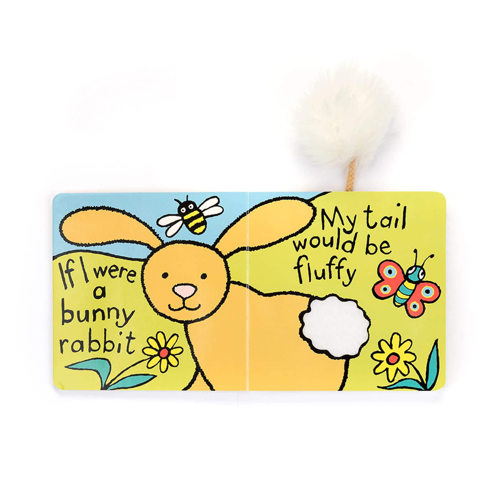 Jellycat If I were a Bunny: A Baby Touch and Feel Board Book, Beige Bunny | Children's Book | Baby Gift