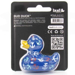 Ahoy (mini) Rubber Duck by Bud Ducks | Elegant Gift Packaging - "Ahoy there!" | Child Safe | Collectable