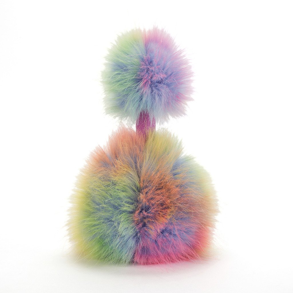 Jellycat Rainbow Pom Pom Stuffed Animal, Medium, 13 inches