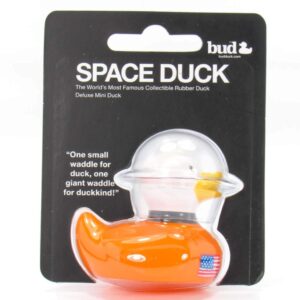 Space (mini) Rubber Duck Bath Toy by Bud Duck | Elegant Gift Packaging - One small waddle for duck, one giant waddle for duckkind!" | Child Safe | Collectable