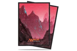 ultra pro 86457 magic: the gathering "mana 5" mountain standard deck protector (80 ct.)