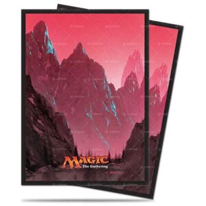 Ultra PRO 86457 Magic: the Gathering "Mana 5" Mountain Standard Deck Protector (80 ct.)