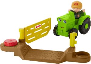 fisher-price little people vehicle tractor, small