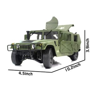 fisca 1/18 Scale Model Car Metal Diecast Military Armored Vehicle Battlefield Truck