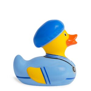 doctor first responder rubber duck bath toy by bud duck | elegant gift packaging -" i am not a quack!" | child safe | collectable