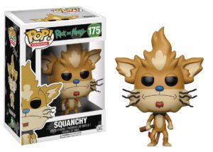 funko pop animation rick and morty squanchy action figure