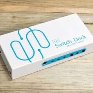 SwitchDeck, 4K HDMI 2.0 Switch by Sewell, 3x1 Distribution Amplifier, 4K at 60Hz, 3D, HDCP 2.2, 4:4:4 Chroma