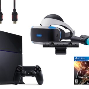 PlayStation VR Start Bundle 5 Items:VR Headset,Move Controller,PlayStation Camera Motion Sensor,PlayStation 4 Pro 1TB,VR Game Disc PSVR EV-Valkyrie