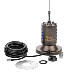 stryker sr-a10mm magnetic mount cb & 10-meter radio antenna