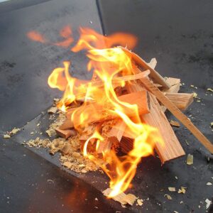 LIGHTNIN'FLAME FIRESTARTER - All Natural Food Safe. 3 qts ignites 48 Fires