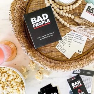 BAD PEOPLE Party Game - Find Out What Your Friends Really Think of You - Hilarious Adult Card Game for Fun Parties and Board Games Night with Your Group