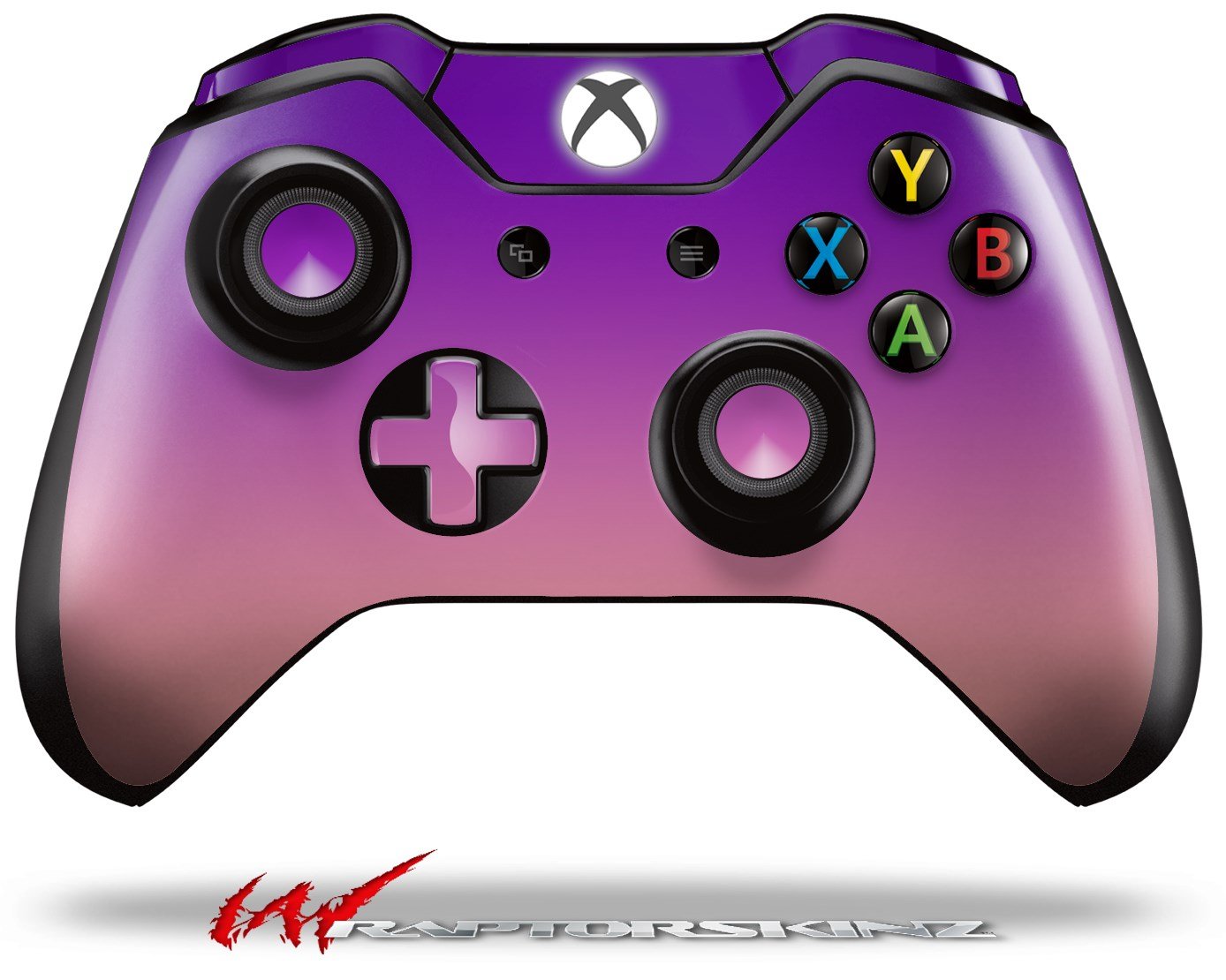 WraptorSkinz Decal Style Vinyl Skin Wrap compatible with XBOX One Original Wireless Controller Smooth Fades Pink Purple - (CONTROLLER NOT INCLUDED)