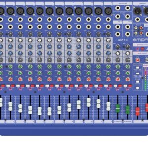 Midas DM16 16 Input Analogue Live and Studio Mixer with Midas Microphone Preamplifiers