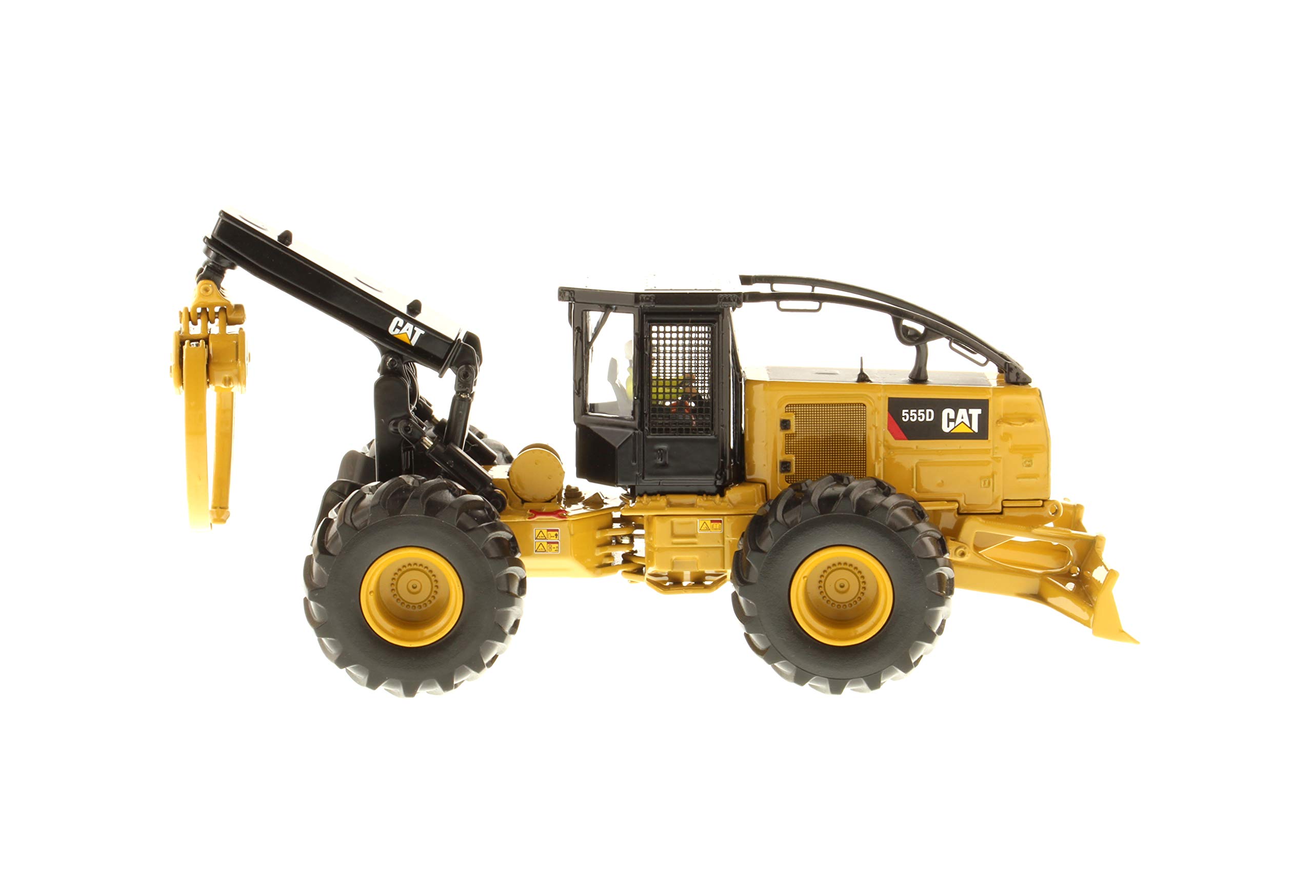 Diecast Masters Caterpillar 555D Skidder High Line Series Vehicle, 7.29 x 3.03 x 2.68 inches