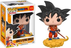 funko pop animation dragonball orange suit goku and flying nimbus exclusive vinyl figure