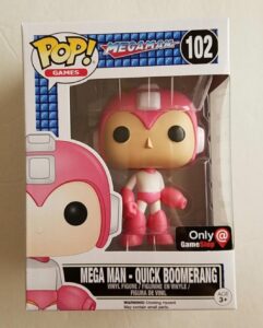 funko pop! games quick boomerang mega man exclusive #102