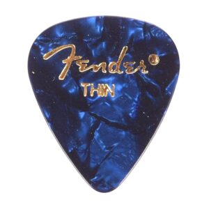 fender 351 pick pack (12) blue moto thin